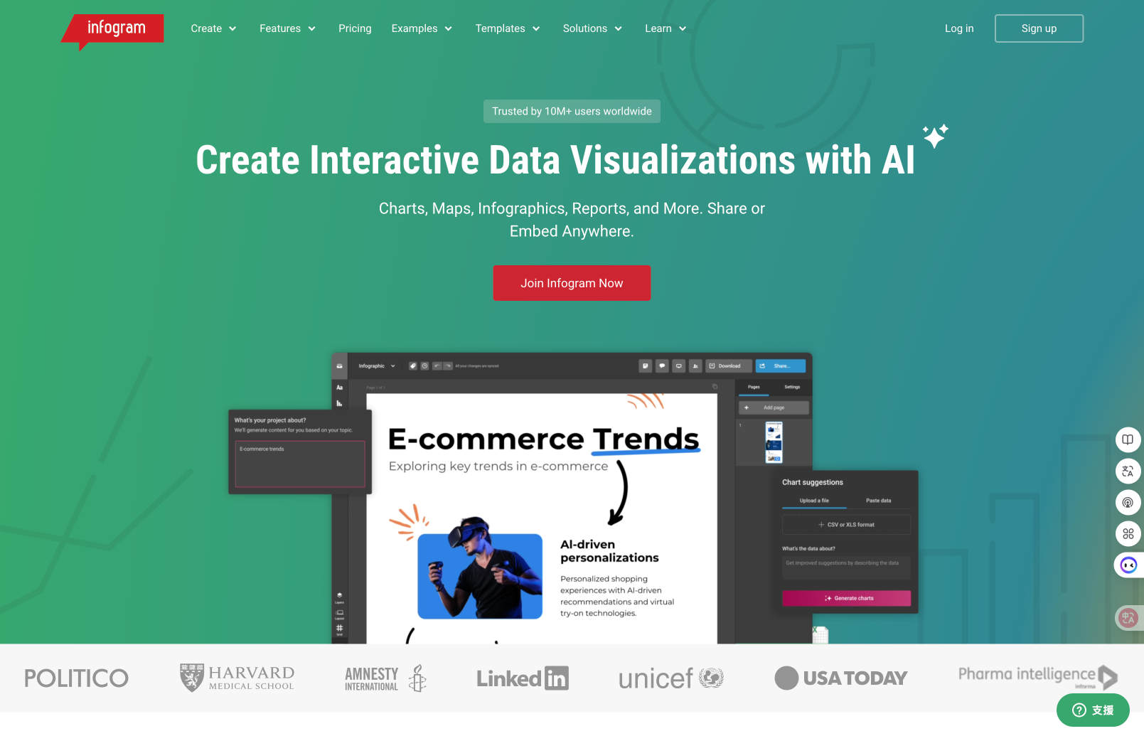 2025 年 4 款圖表工具推薦：Napkin AI、Infogram、Lucidchart、Flourish | Portaly